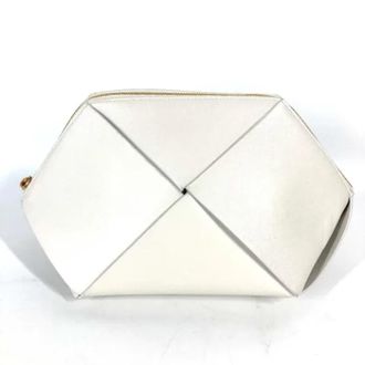 Bottega Veneta Pre-owned Leder pouches - - Pre-owned - Damen - Wei&szlig; - ONE SIZE