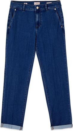 Oltre Femme, Jeans, Bleu, Taille: 42 FR Chino Jeans