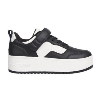 Tommy Jeans Schwarze Flatform Sneakers - - Shoes - Damen - Schwarzk - 41 EU