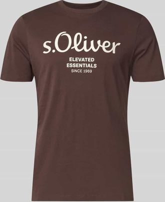 s.Oliver Red Label Regular Fit T-Shirt aus reiner Baumwolle