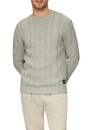 s.Oliver Pullover mit Zopfmuster