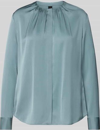 HUGO BOSS Regular Fit Seidenbluse aus Seiden-Mix Modell BANORAH