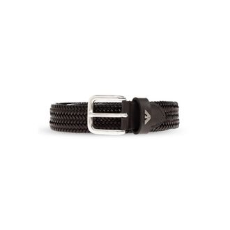 Emporio Armani Homme, Accessoires, Brun, Taille: 105 CM Leather Belt