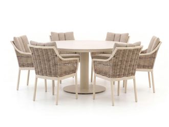 Apple Bee Milou/Melville &oslash;160cm dining tuinset 6-delig