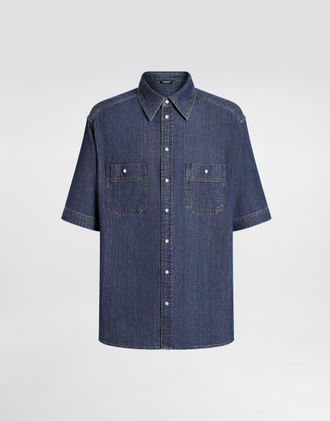 Dolce & Gabbana Denim Shirt - Mann Jeans Mehrfarbig 39