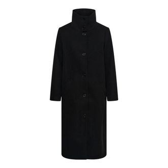 Cream Manteau &agrave; col haut - Femme - Manteaux - Noir - Taille: 46 FR