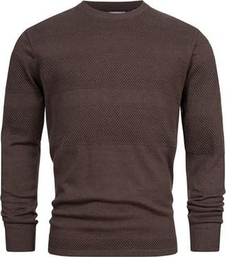 Kronstadt Hannes Pull en tricot Rouge, Mélange chocolat prune, XXL