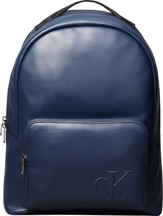 Calvin Klein Herren Bold Ck Round Backpack Lv04d3246g Rucksack, Blue (Blue Nights)