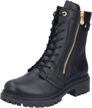 Rieker Bottes de motard pour femme 72640 - Noir - 38 EU, Noir, 38 EU