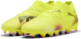 Puma Unisex Kinder Future 8 Pro Fg/Ag Jr Fussballschuh, Yellow Alert Puma Black Sun Struck, 38 EU