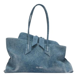 The Attico La Passeggiata Medium Top Handle - Femme - Sacs - Bleu - Taille: ONE Size