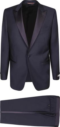 Canali Homme, Costumes, Bleu, Taille: XL Tissu de qualit&eacute; sup&eacute;rieure. Satin lisse