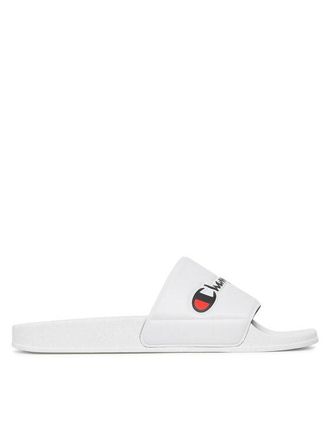 Champion Pantoletten Slide Varsity S11544-CHA-WW001 Wei&szlig;