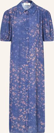 BA&SH Ba&Sh Hemdblusenkleid Norma blau