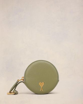 Ami Ami Paris - Runde Paris Paris Geldb&ouml;rse Gr&uuml;n - Gr&ouml;&szlig;e: OS - Unisex