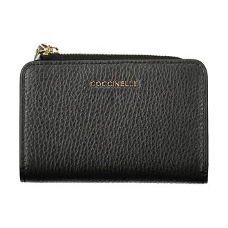 Coccinelle Femme, Accessoires, Noir, Taille: ONE Size Metallic Soft Wallet