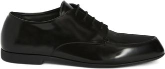 Jil Sander derbies en cuir - Noir