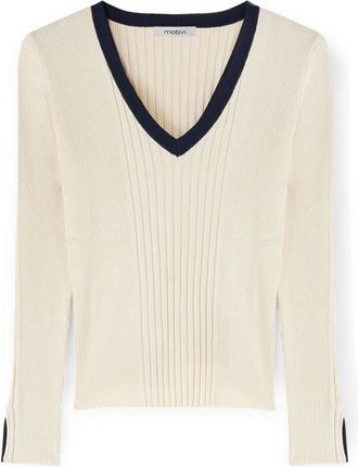 Motivi Damen, Strickwaren, Wei&szlig;, LGr&ouml;&szlig;e