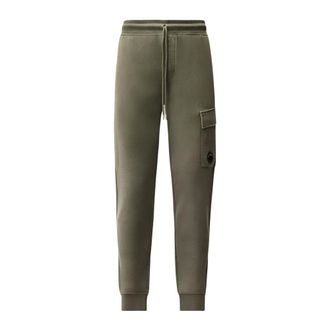 C.P. Company C.p. Company - Pantalon de jogging cargo en molleton bross&eacute; avec Lens - Homme - Pantalons - Gris - Taille: S