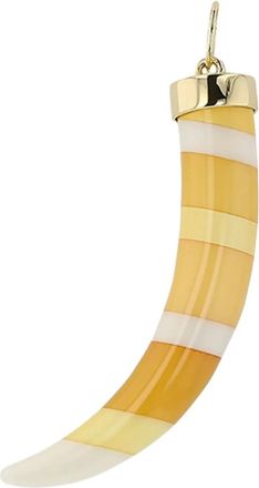 Mark Davis collier Bakelite Tusk en or 18ct - Jaune