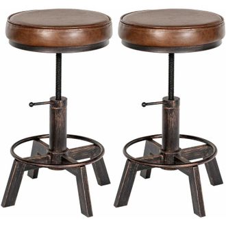 Clp 2er Set Hocker Destin bronze