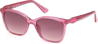 Guess Trendige Sonnenbrille mit Metallrahmen - - Accessories - unisex - Rosa - 49 MM