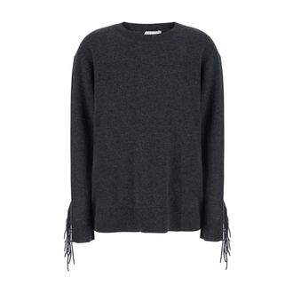 P.A.R.O.S.H. Rundhalsausschnitt Pullover - - Knitwear - Damen - Grau - S