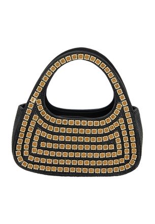 Faina Handtasche Handtasche Frauen schwarzes Gold