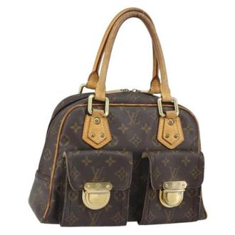 Louis Vuitton Sac &agrave; main vintage en toile Pre-owned - Femme - Pre-owned - Brun - Taille: ONE Size