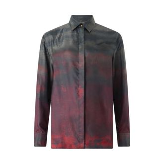 Roberto Cavalli Seidenhemd mit Melange-Effekt - - Blouses & Shirts - Damen - Mehrfarbig - L