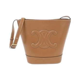 Celine Pre-owned Small Bucket Cuir Triomphe Calf Shoulder Bag - - Pre-owned - Damen - Braun - ONE SIZE