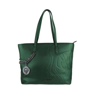 Plein Sport Femme, Sacs, Vert, Taille: ONE Size Sac &agrave; bandouli&egrave;re vert avec cha&icirc;ne