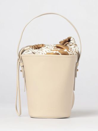 Mantero 1902 Mini sac seau Anastasia en cuir avec int&eacute;rieur en twill de soie