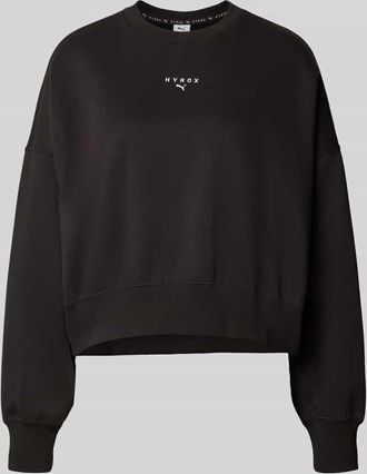 Puma Regular Fit Sweatshirt aus Baumwoll-Mix PUMA X HYROX