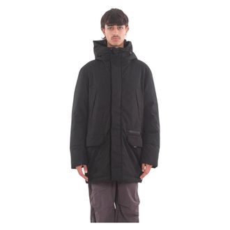 KRAKATAU Homme, Vestes, Noir, Taille: XL Parka Snorkel Rembourr&eacute;e Marcasite