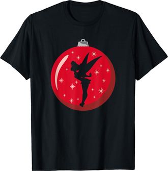 Disney Holiday Tinker Bell Tree Ornament Red T-Shirt
