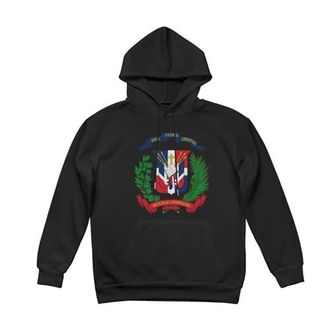 Generic Sweat &Agrave; Capuche Dominicain Embl&egrave;me National pour Hommes Adultes Et Adolescents Doublure Polaire Sweatshirt pour Patriotes Hoodie Hommes Femmes Pull &Agrave; 