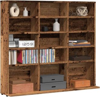 vidaXL Vidaxl - Armoire &agrave; cd vieux bois 100x23x89,5 cm bois ding&eacute;nierie