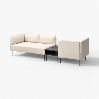 IKEA LILLEHEM 3er-Sitzelement mit Ablage