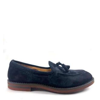 Fabi Wildleder-Loafer mit Quasten - - Shoes - Herren - Blau - 42 1/2 EU