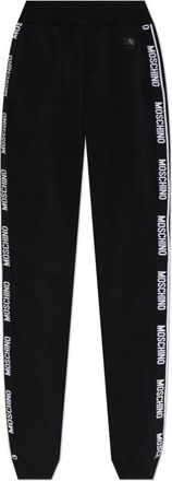 Moschino Femme, Pantalons, Noir, Taille: 40 FR Pantalons de survêtement de la collection de sous-vêtements