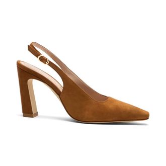 Stuart Weitzman Femme, Chaussures, Brun, Taille: 35 1/2 EU Stassi Slingback Pump 85