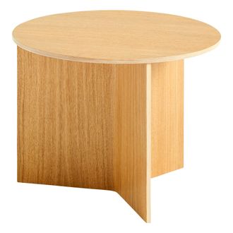 HAY Table dappoint Slit ronde en bois Hay