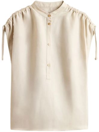 Woolrich blouse en crêpe à boutonnière - Tons neutres