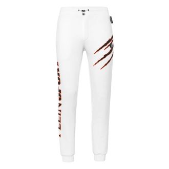 Plein Sport Homme, Sport, Blanc, Taille: 3XL Jogging Pantalons Scratch