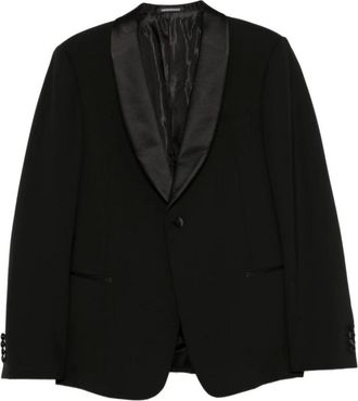 Emporio Armani Homme, Vestes, Noir, Taille: 3XL Blazers