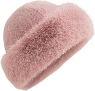 Generic Chapeau Chaud dhiver pour Femme - Chapeau doubl&eacute; en, Couvre-t&ecirc;te Doux, Tricot &eacute;pais isol&eacute;, Ajustement &eacute;lastique Confortable | Sports de Neige, Usage Q