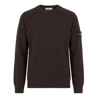 Stone Island Pullover mit Logo-Patch und Raglan&auml;rmeln - - Knitwear - Herren - Braun - XL