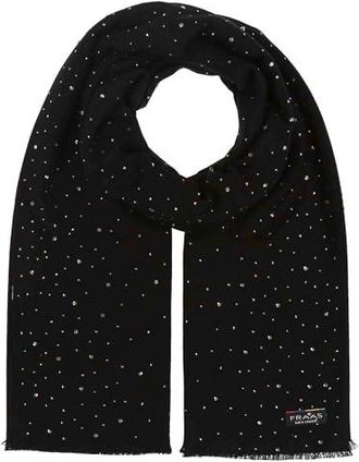 Fraas Cashmink &Eacute;tole pour femme | 70 x 180 cm | avec strass | merveilleusement doux | pour les occasions festives, Caviar, taille unique