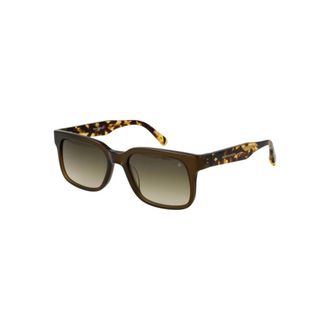 Scotch & Soda Braune Rechteckige Metallrahmen Sonnenbrille - - Accessories - Herren - Braun - ONE SIZE